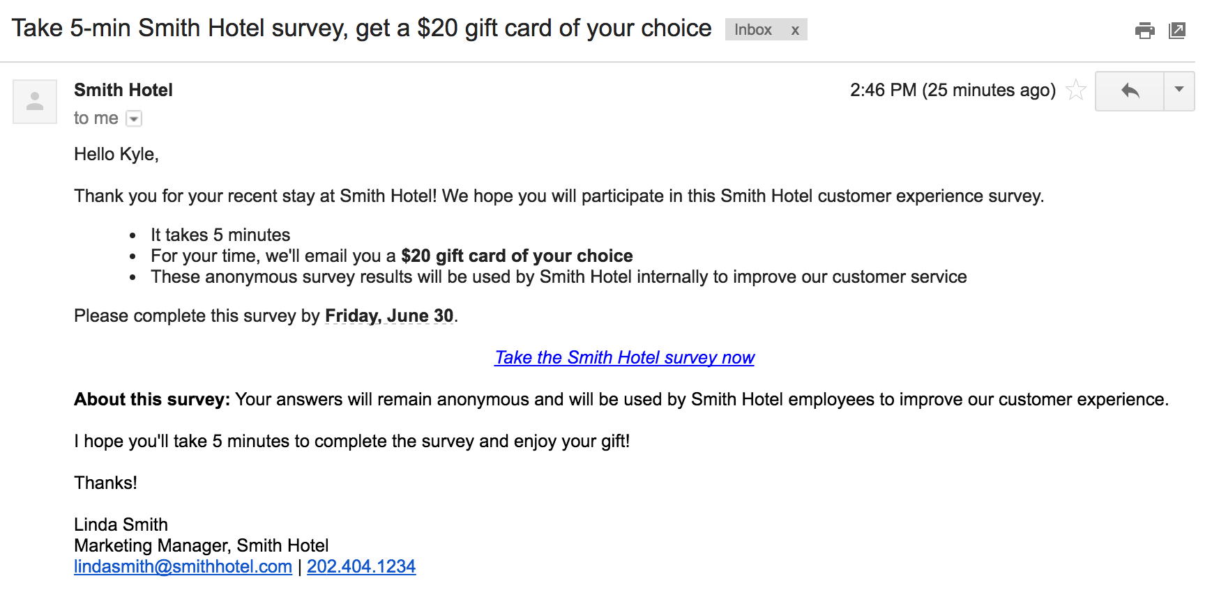 How To Compose A Great Survey Invitation Email Template BHN Rewards